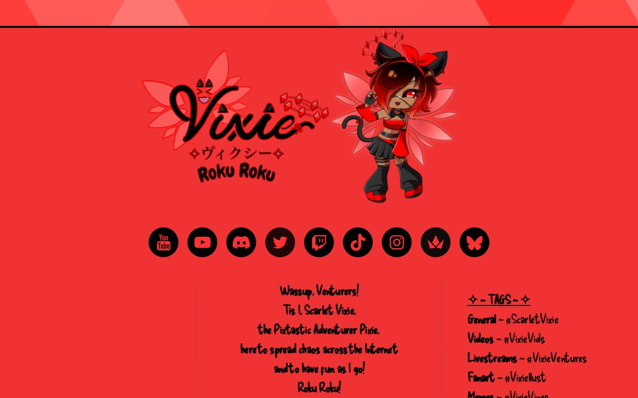 Scarlet Vixie Carrd
